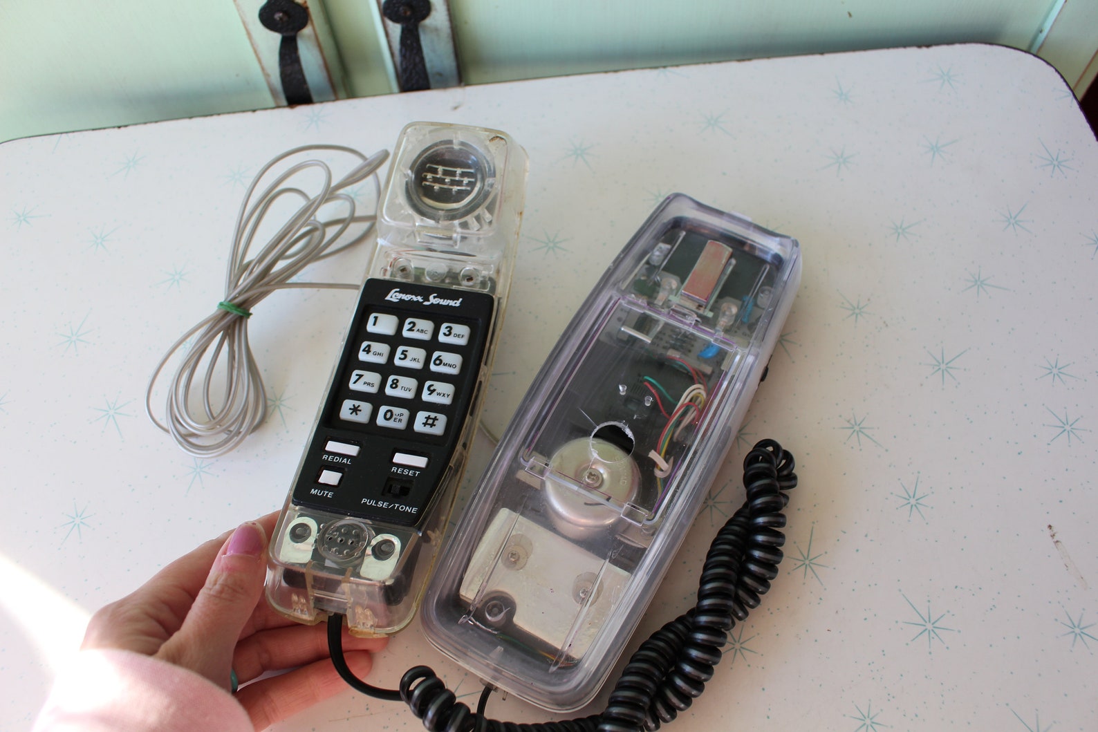 1980s CLEAR Telephone....retro. Mod. Diner. Rad. 80s Phone. - Etsy