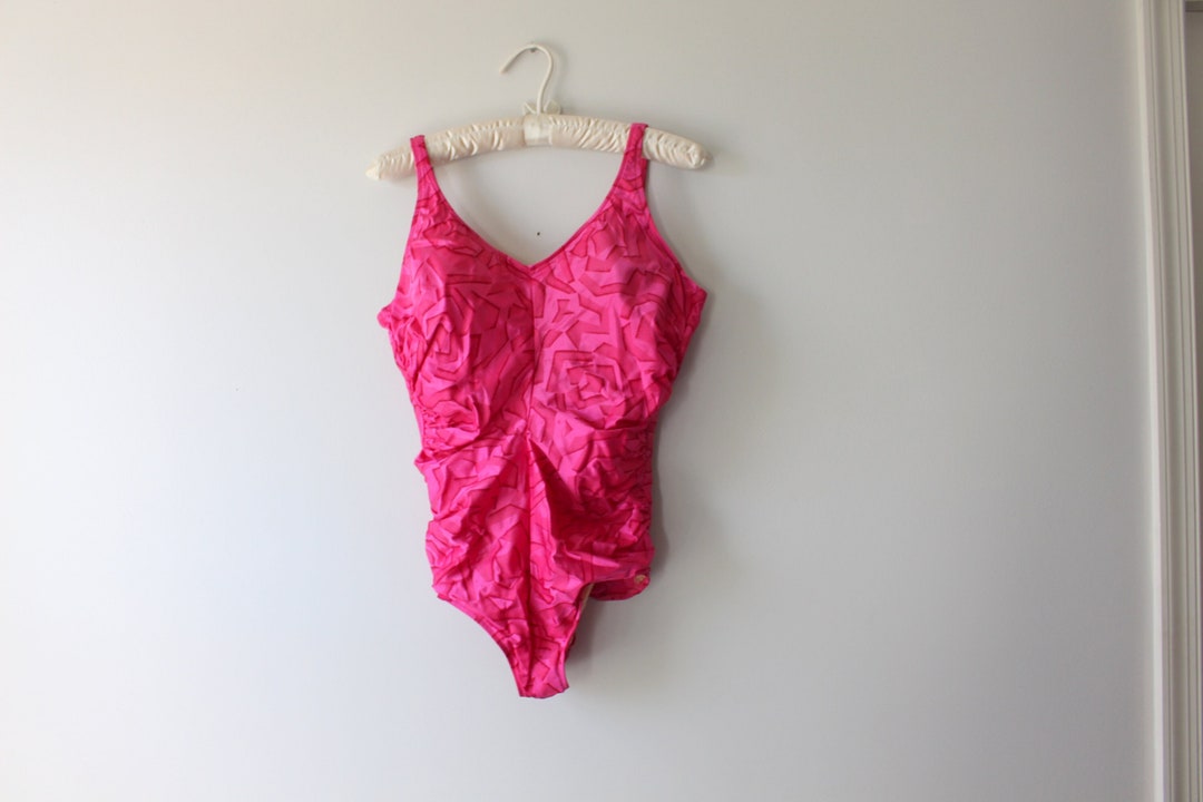 1980s Candy Colored Bathing Suit..size Medium Large Womens...swim Wear ...