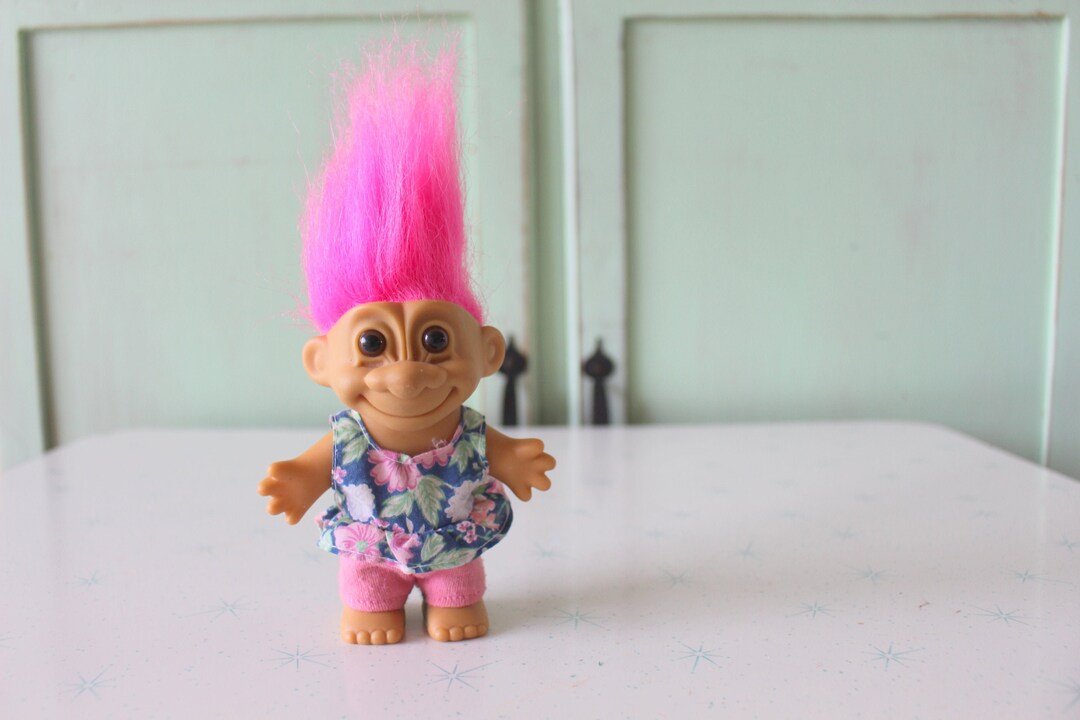 Vintage RAINBOW TROLL Doll....collectible. Troll. 1980s. 1990s. Kitsch ...