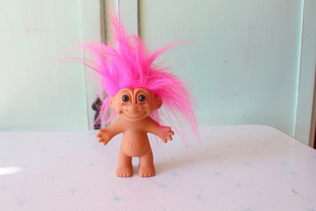 Vintage TROLL Doll..doll. Collectible. Troll. 1980s. 1990s. Kitsch ...