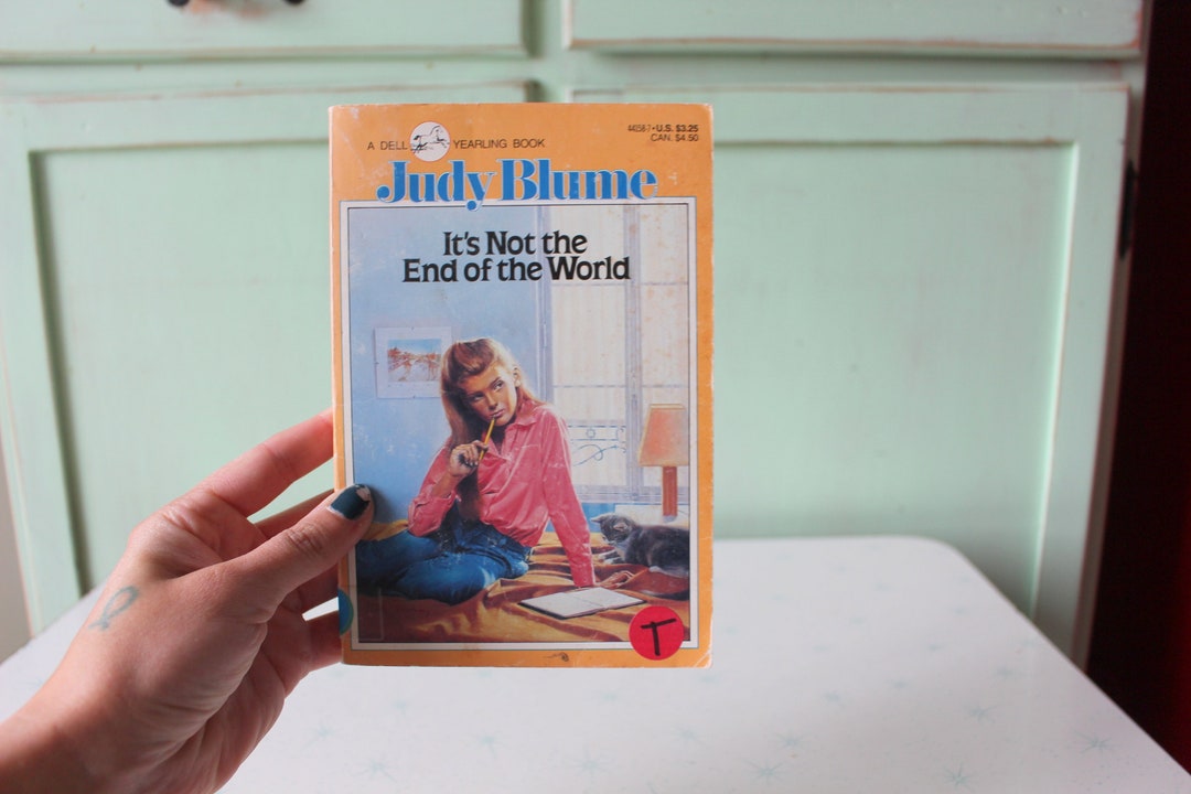 Vintage Its Not the End of the World Judy Blume Book.....literature ...