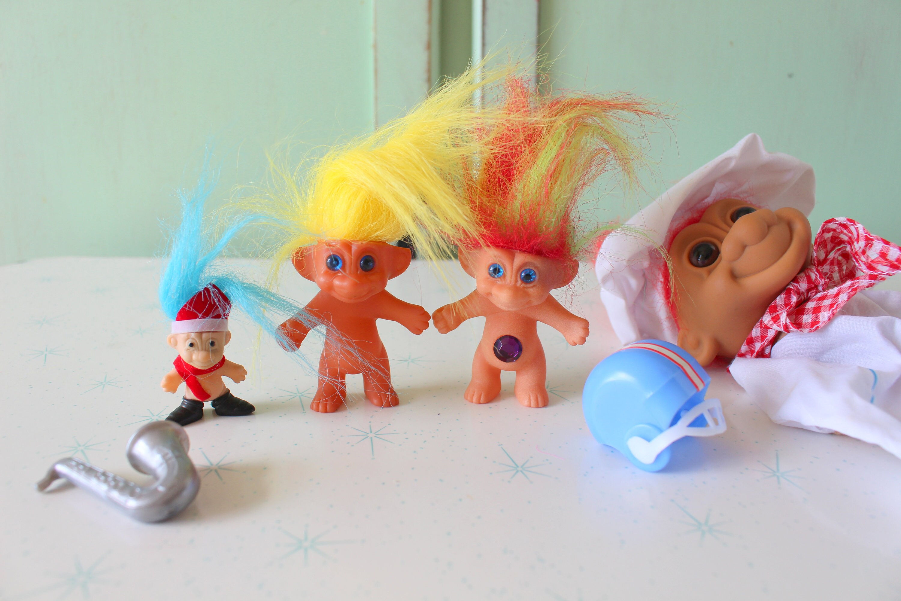 Vintage TROLLS Puppe Set... Puppe. Sammlerstück. Troll. 1980er | Etsy