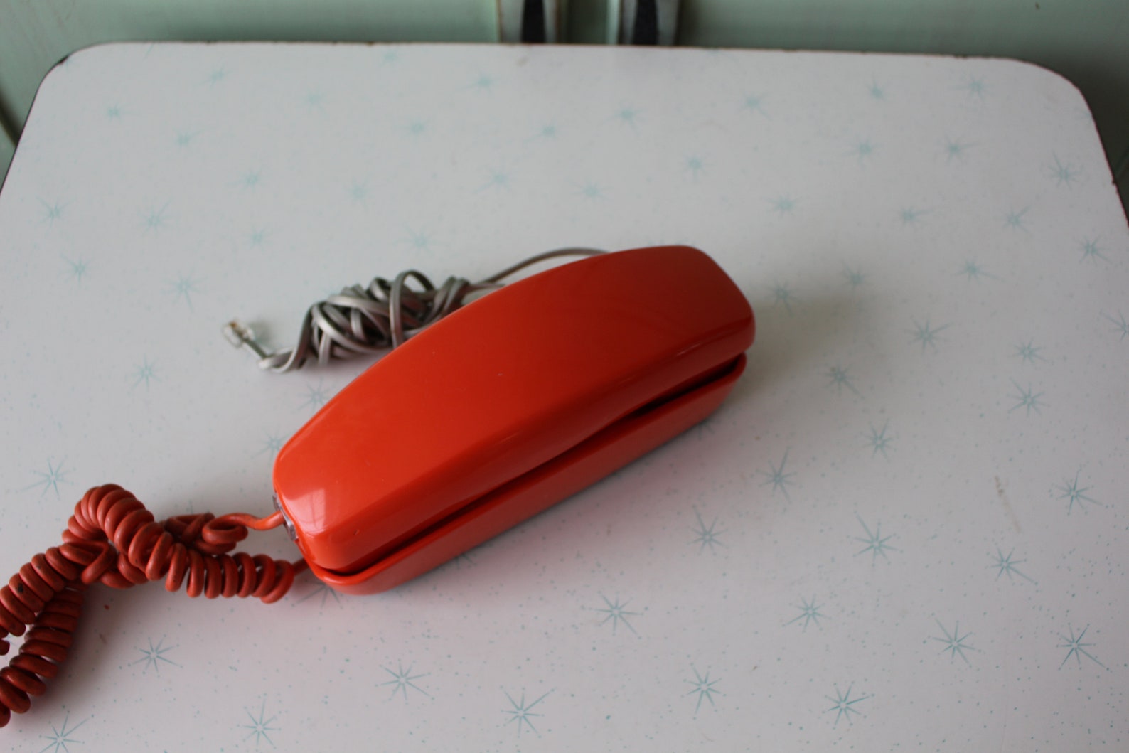 ORANGE 1980s RETRO Telephone....atomic. Tangerine. Rad. 1990s | Etsy