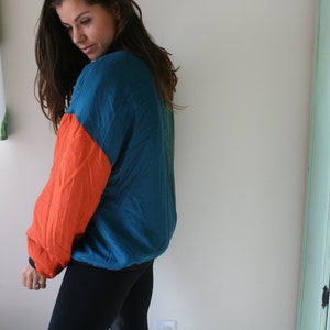 1980s RAINBOW SILK Jacket..90s. Colorful. Bright. Retro. 1980s. 1990s ...