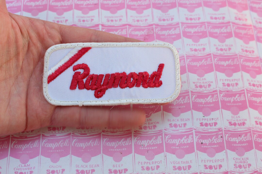 Vintage 1970s 80s RAYMOND Name Patch...costume. 70s 80s Accessories ...