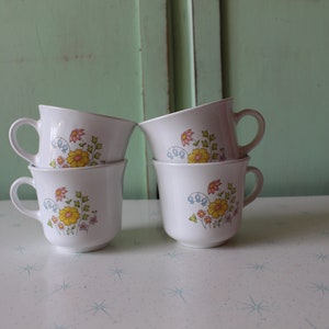 Vintage RETRO Coffee Mug Set of 4...retro Mugs. Set. Espresso. Kitschy ...