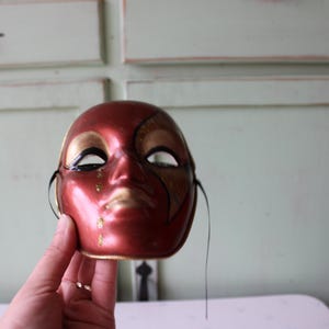 Vintage THEATER MASK Mime Wall Art...masquerade. Ballerina. Festive ...