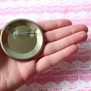 1980s Vintage Ask Who is THE BOSS Button Big Pin...retro Accessories ...