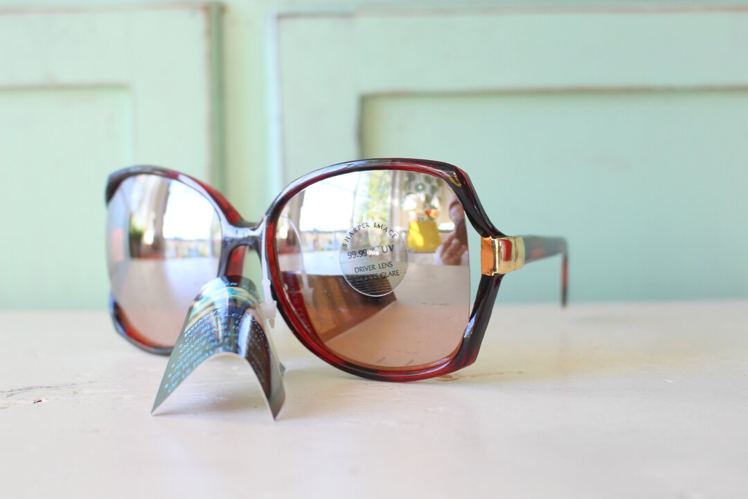 1980s Retro Mirror Sunglasses....blue Blockers. Oversized. Hipster ...