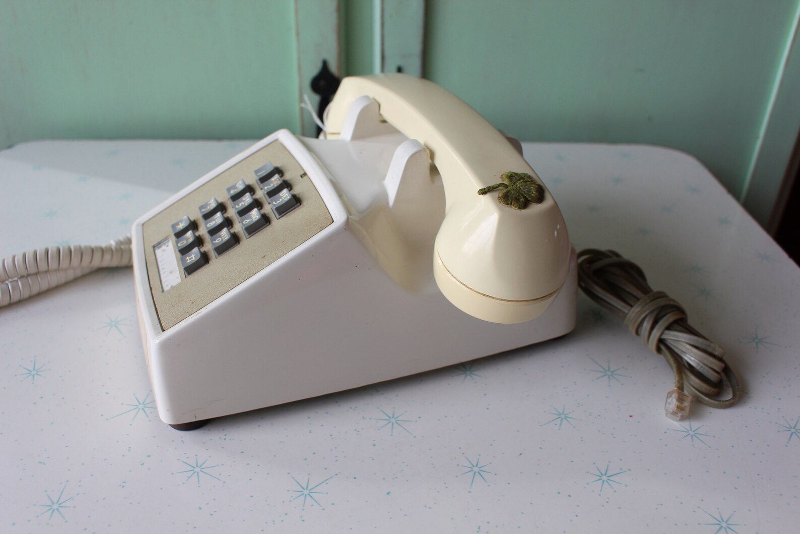 1960s 1970s White Rotary Telephone....retro. Diner. Rad. 1960s - Etsy