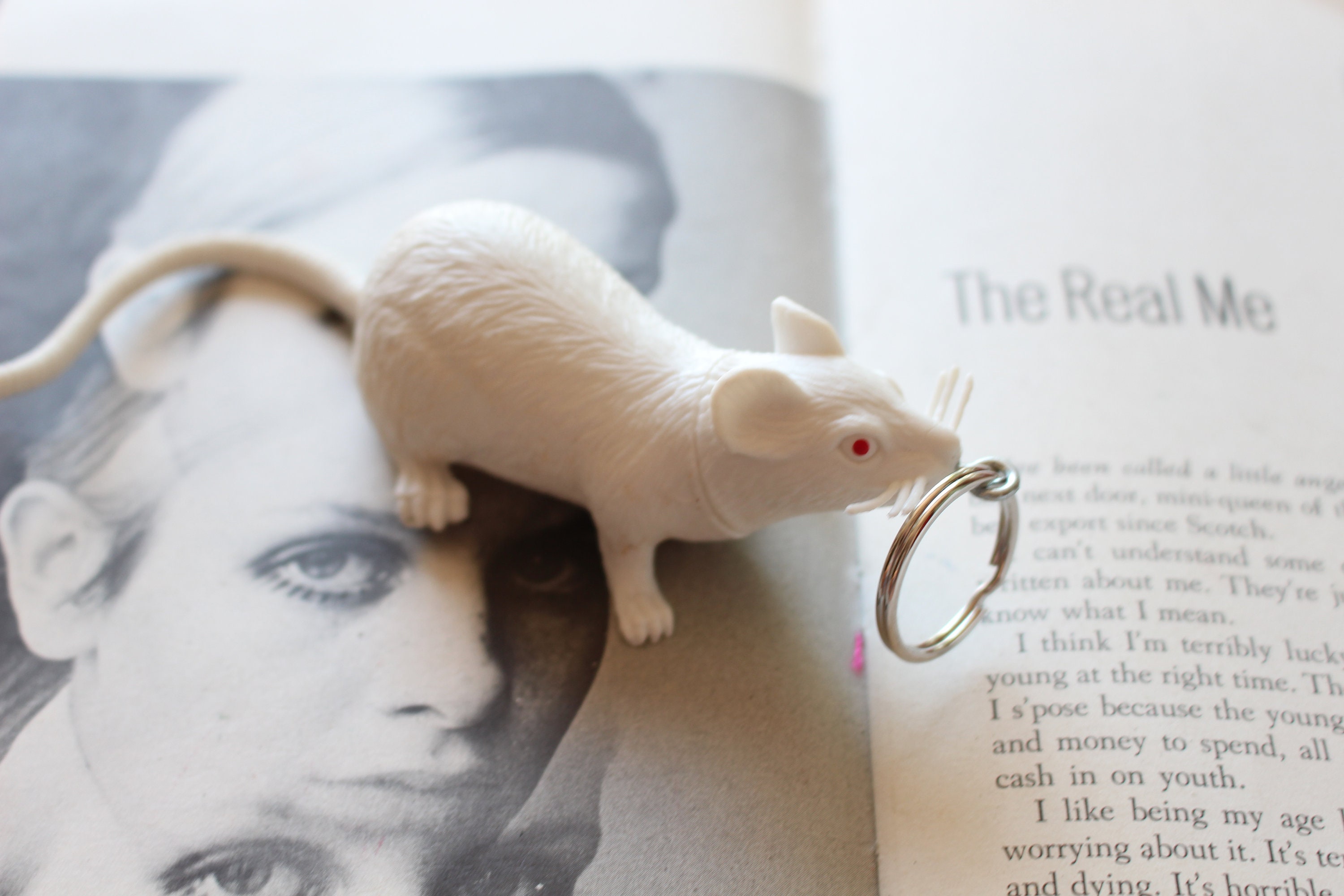 The RAT Keychain.....spooky. Halloween. Novelty. Weird. - Etsy