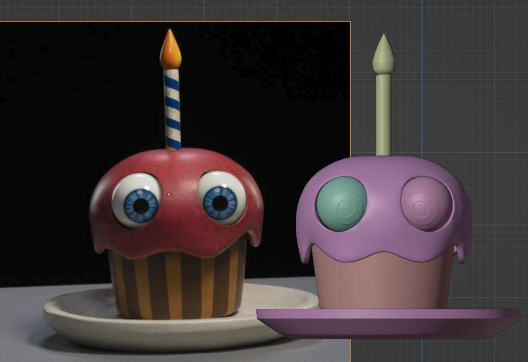 Toy Cupcake - SCREEN ACCURATE Stl File for Print - Etsy