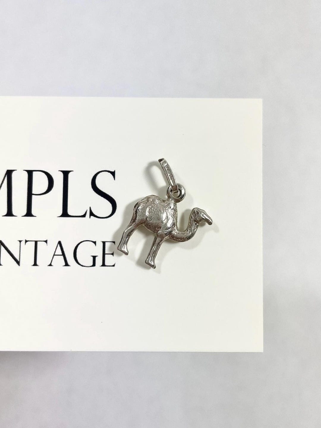 Vintage Sterling Silver Camel Charm // Unique Pendant // Adventure ...