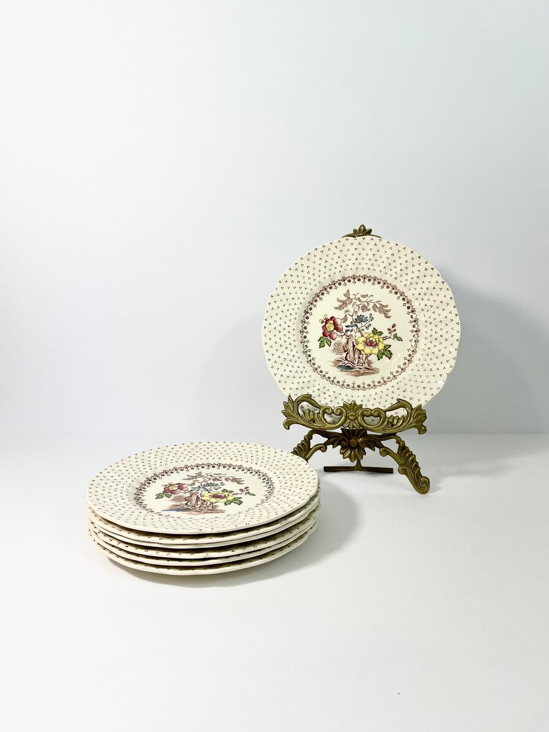 Vintage 7.25" Royal Doulton English Bone China "grantham" Salad Plate ...