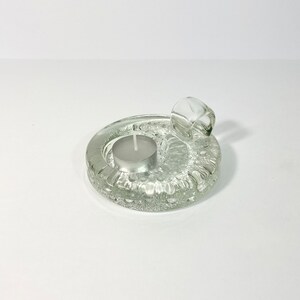 Vintage Svend Jensen Scandinavian Glass Chamberstick // MCM - Etsy