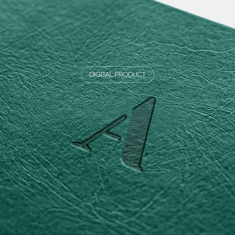 PSD Logo Mockup | Deboss Effect on Leather Texture | PSD Smart Object ...