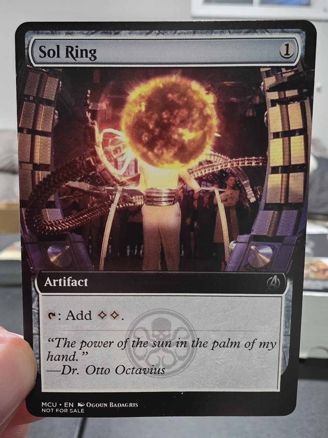Sol Ring (doc Ock) Marvel Comics Spider-man 2 Proxy Mtg - Etsy