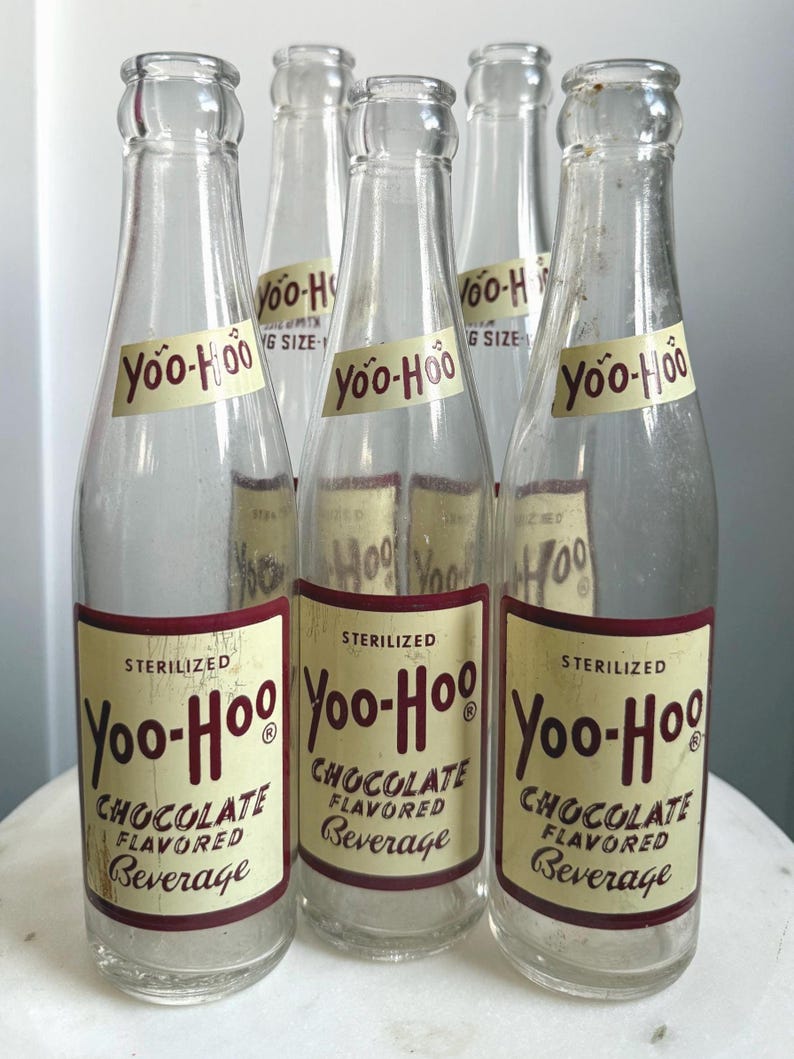 1950s Yoo-hoo Glass Bottle - 15 Oz Collectible - Etsy