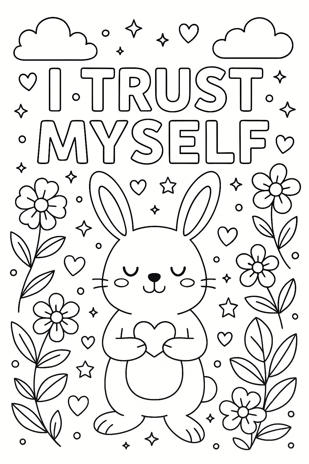 Kids Affirmation Coloring Pages: Positive Quotes, Mindfulness (PDF 20 ...
