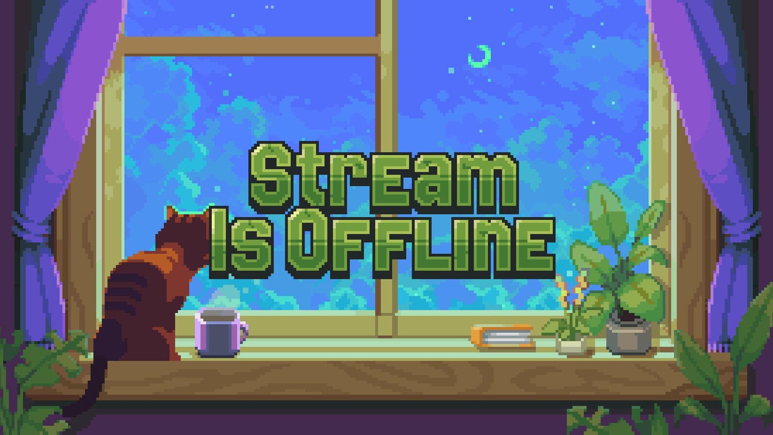 Cute Pixel Overlay | Animated Stream Overlay | Dreamcore Cat Twitch ...