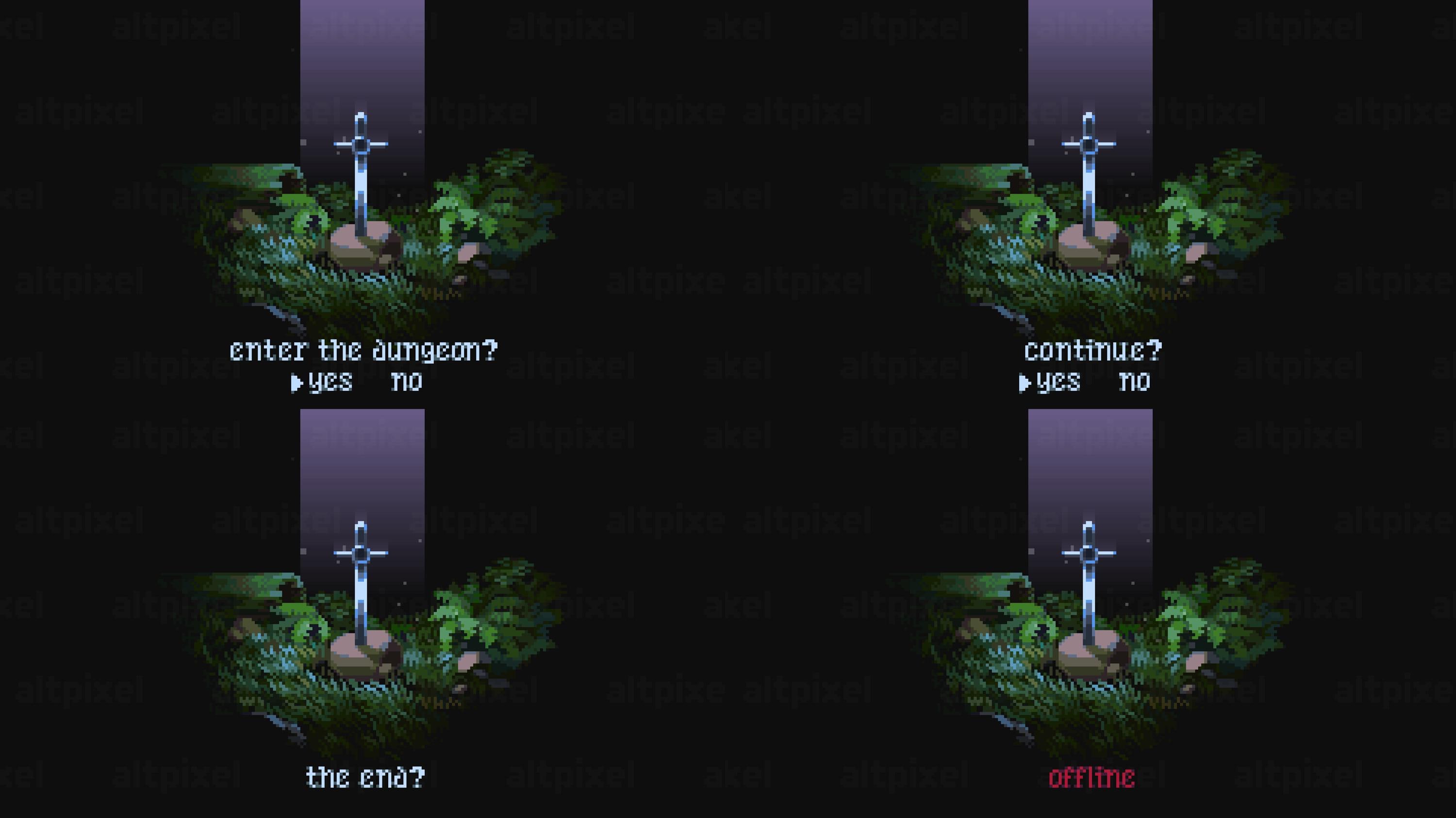 4x Animated Stream Scenens Twitch, ~ Pixel Art Animation, Dungeon ...