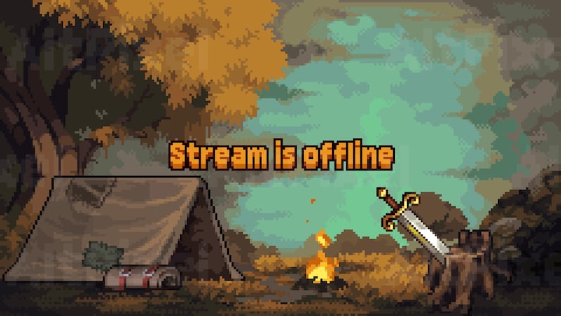 4x Animated Retro Pixel Scenens Twitch, Youtube ~ Pixel Animation ...