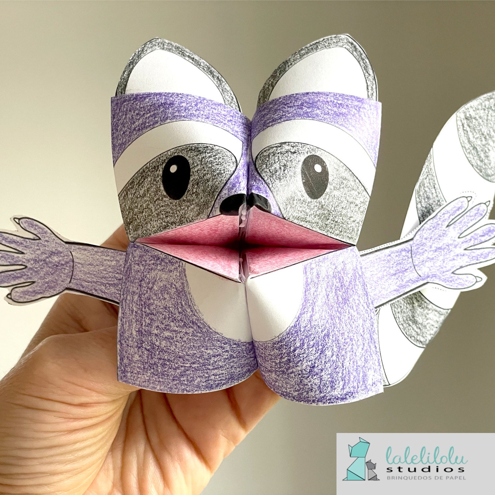 Woodland Animals Cootie Catchers | Printable Kids Crafts (PDF Download ...