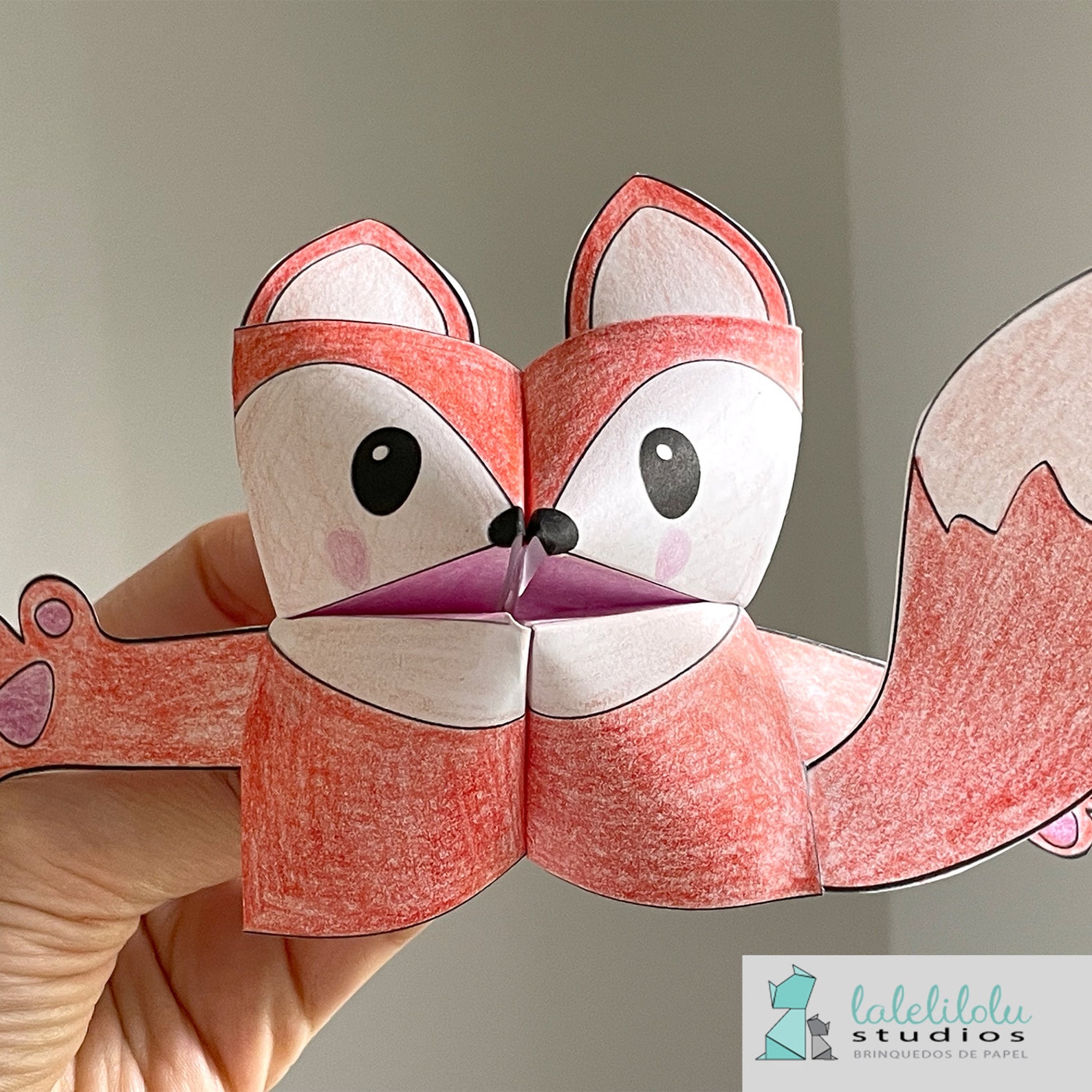 Woodland Animals Cootie Catchers | Printable Kids Crafts (PDF Download ...