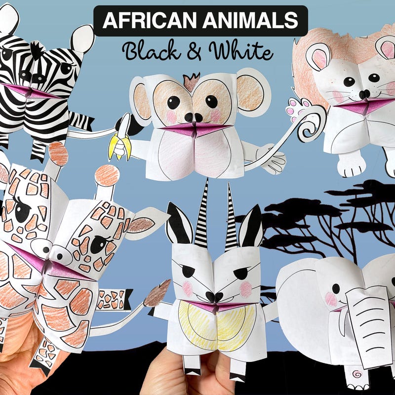 African Animals - Etsy