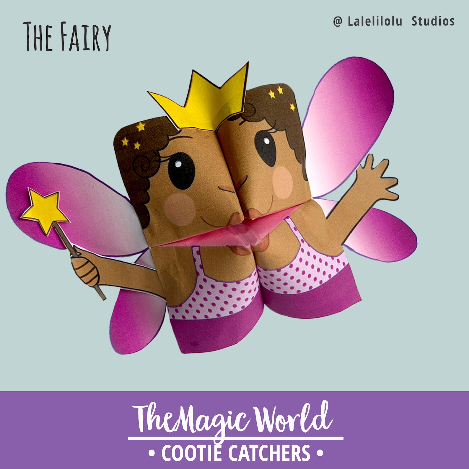 Set of 7 PRINTABLE MAGIC World Creatures Cootie Catchers PDF - Etsy