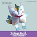 Printable Magic World Cootie Catchers | Dragon, Unicorn, Mermaid (PDF ...