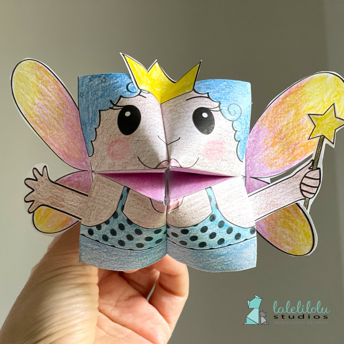 Magic World Creatures Cootie Catchers | Printable Coloring Activity ...