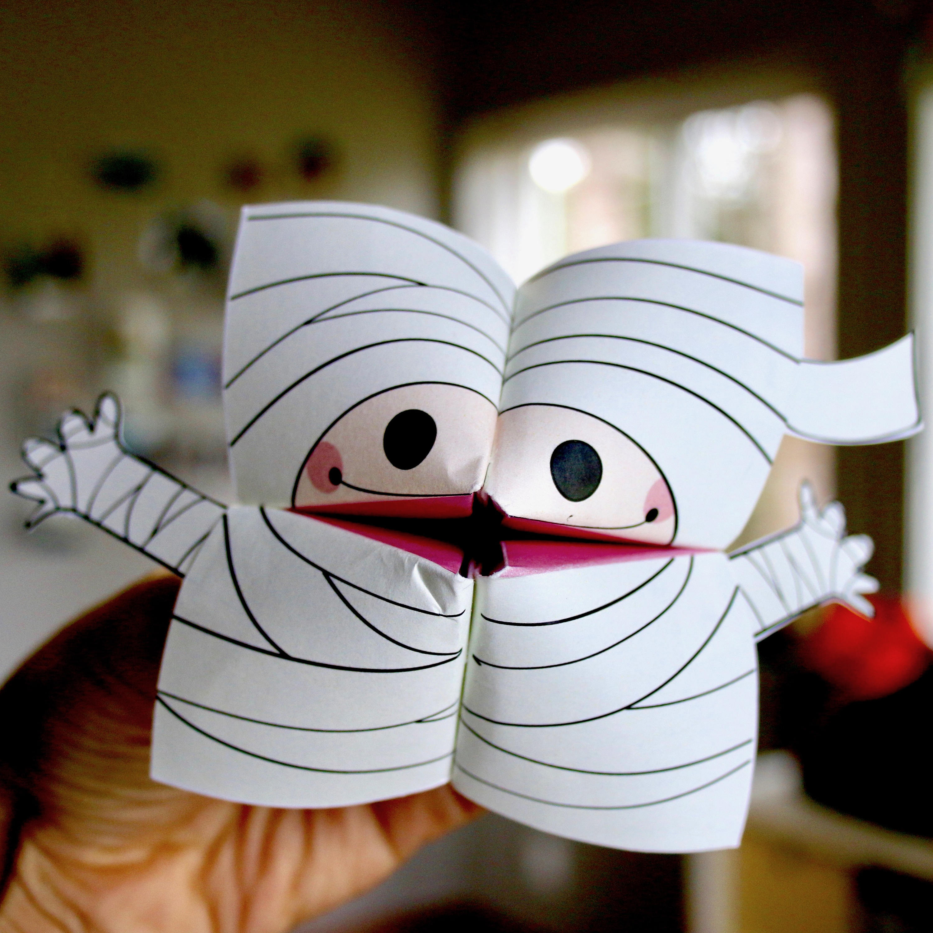 Halloween Cootie Catchers Set | Printable Origami Party Favors (PDF ...