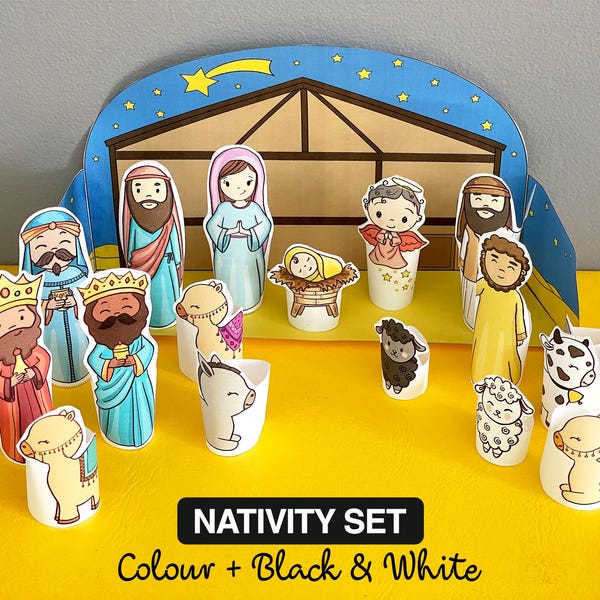 Nativity Printable - Etsy