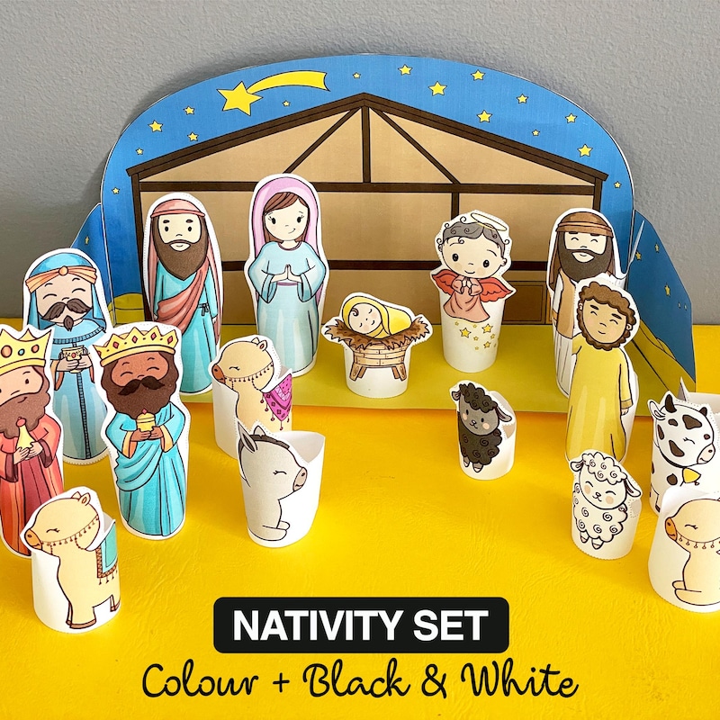 Nativity Printable - Etsy