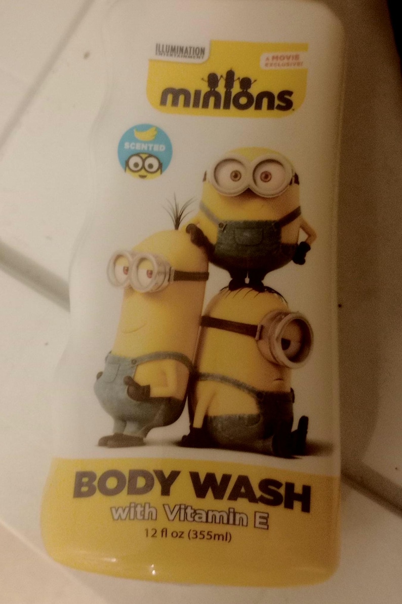 Minions Banana Body Wash, Hand Wash & Shampoo Trio – Licensed Kids Bath ...