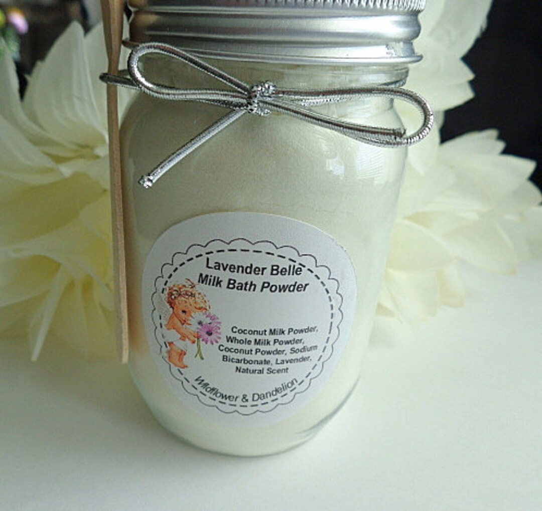 Lavender Belle, Milk Bath Powder, Lavender & Coconut, Bath Soak - Etsy