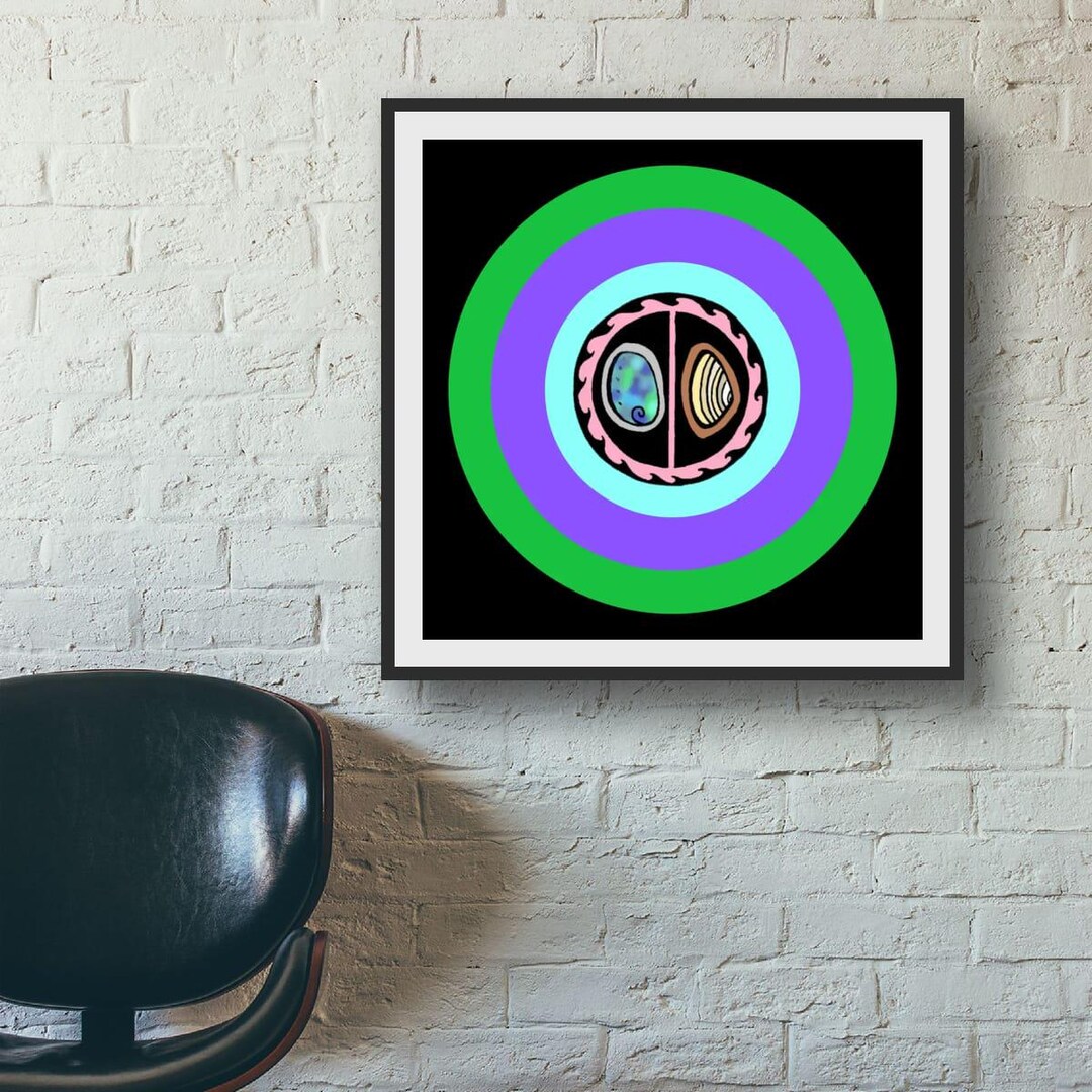 Paua Pipi 21x21cm Quality Paper - Etsy