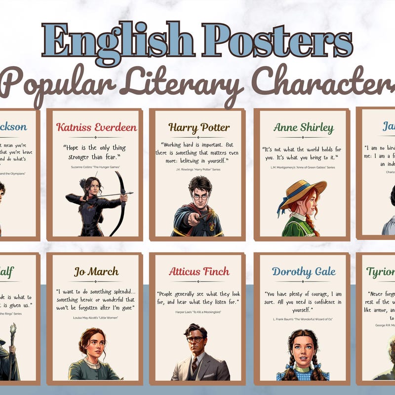 Literature Posters - Etsy