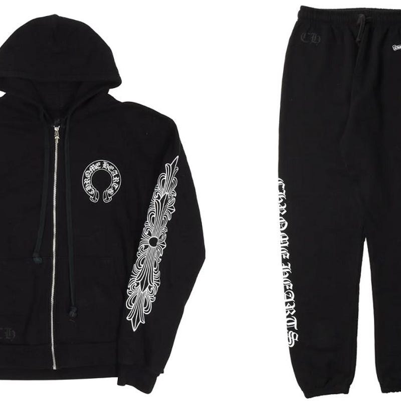 Chrome Heart Hoodie Black - Etsy