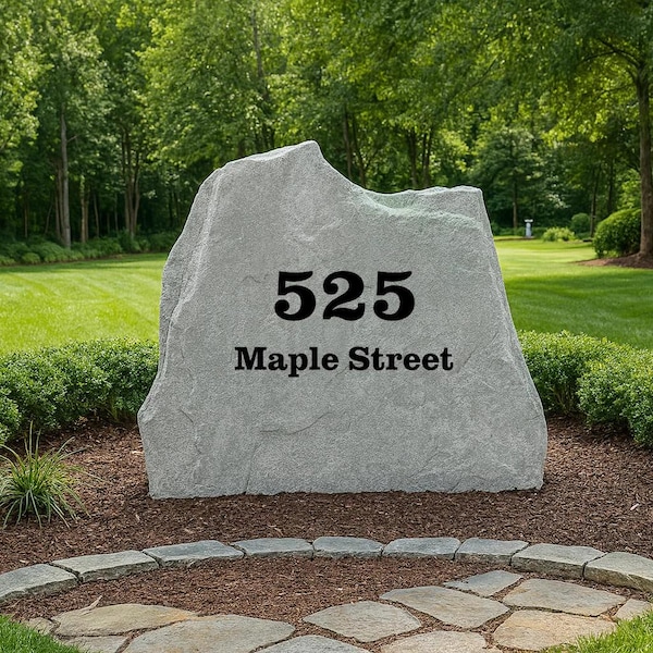 Address Rock - Etsy