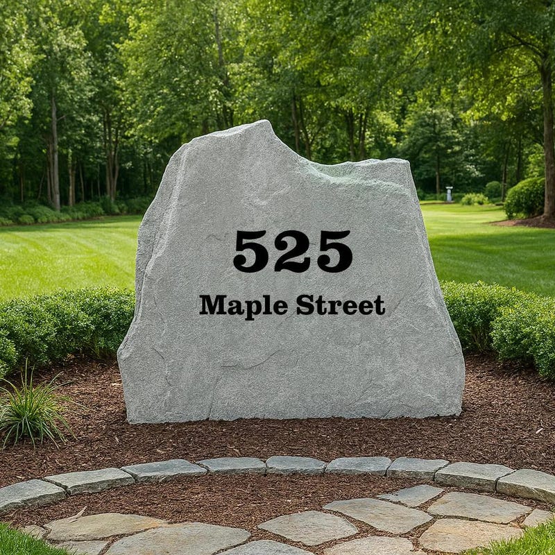 Address Stone - Etsy