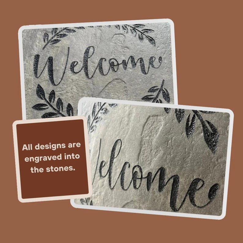Elegant Address Stone – Personalized House Number and Street Name ...