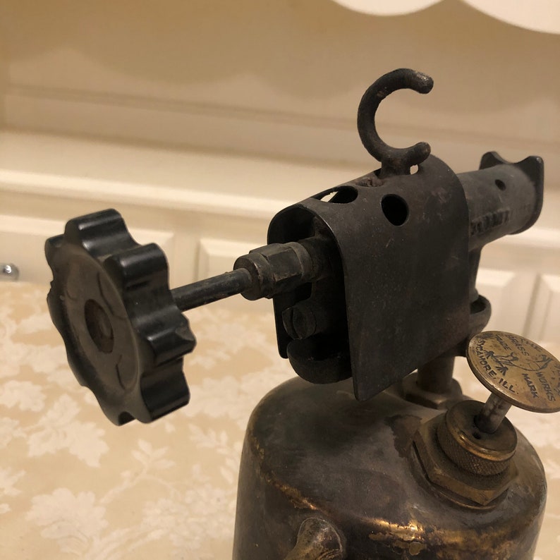 Antique Hand Torch Aged Metal With Original Top Fittings One - Etsy