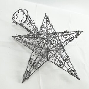 Wire Tree Topper Star Thin Wire With Star Inlay Bold but Delicate Tree ...