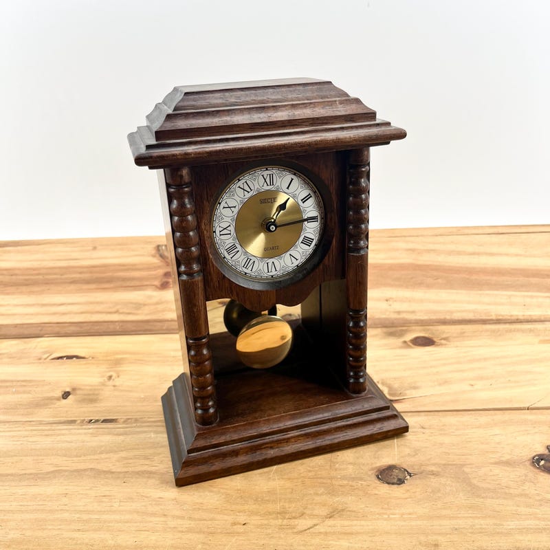 Vintage Corded Clock - Etsy