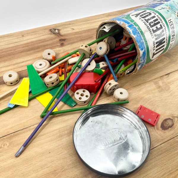 Vintage Tinker Toys - Etsy