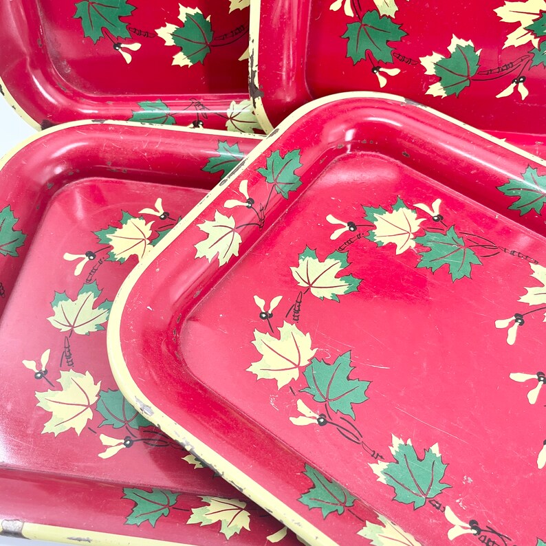 Antique Tv Trays Table Travel Table Kids Lap Serving Tables Childrens ...