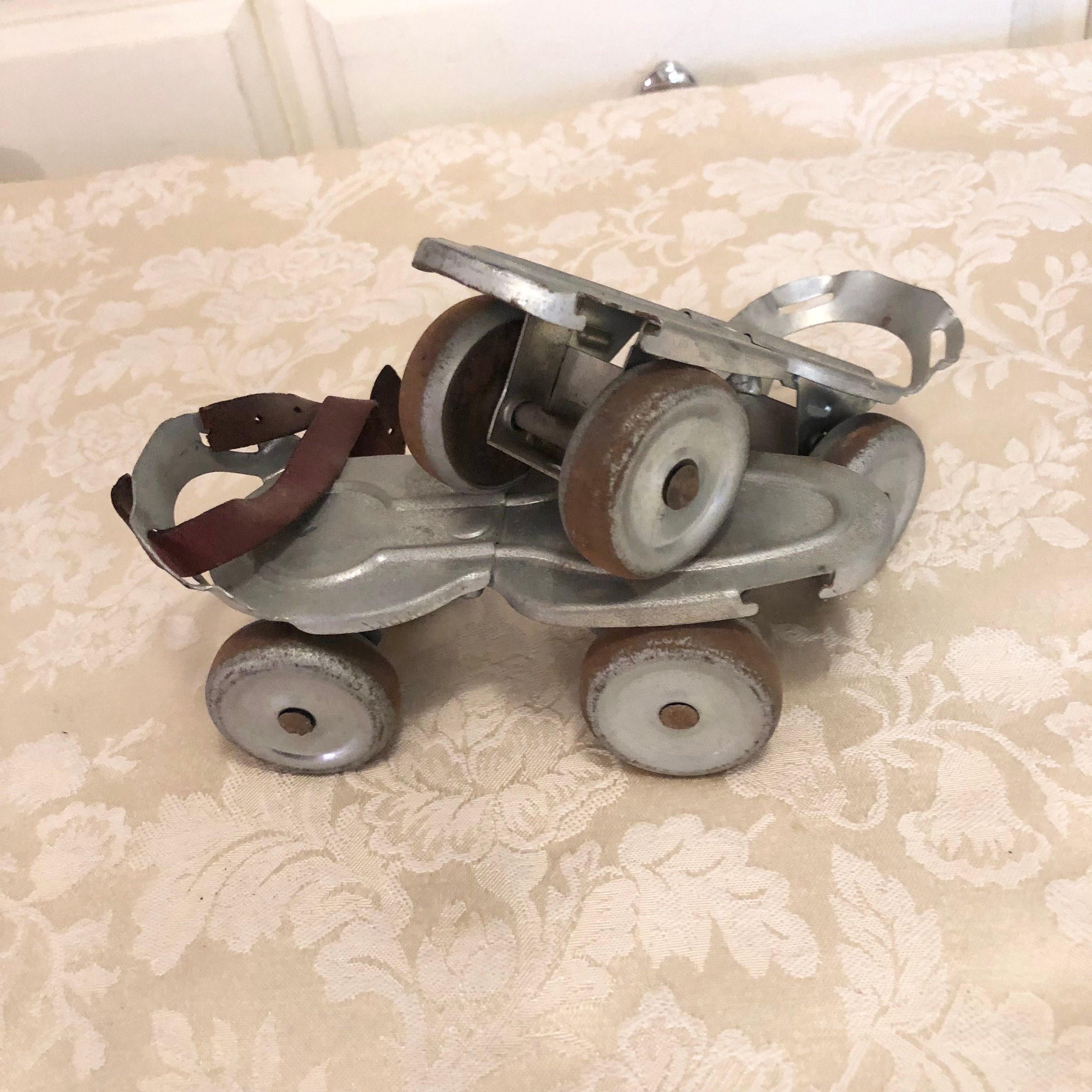 Vintage Metal Roller Skates