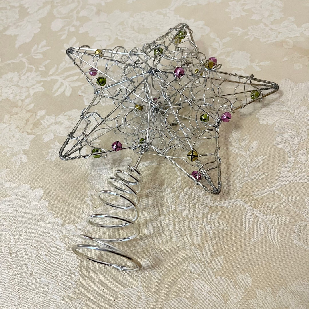 Wire Tree Topper Star Thin Wire With Star Inlay Bold but Delicate Tree ...